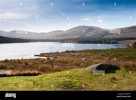 Loch Doon On The Carrick Forest Drive Galloway Forest Park Stock Photo