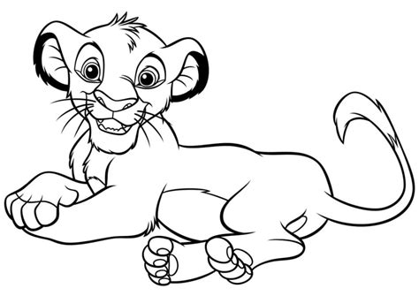 El Rey León para colorear PEPE LT