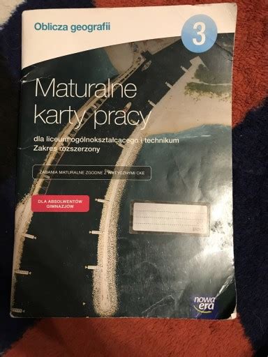 Maturalne Karty Pracy Oblicza Geografii 3 Raszyn Kup Teraz Na