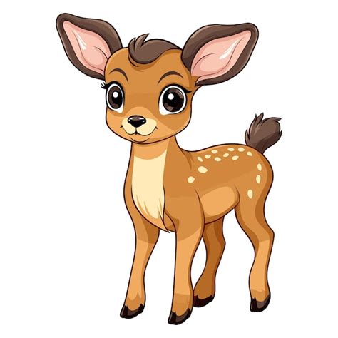 Premium Vector Cute Deer Cartoon Vector Art
