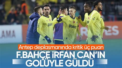 Fenerbahçe Gaziantep FK deplasmanında tek golle güldü