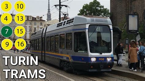 4K Trams In Turin All The Lines Tram A Torino Tutte Le Linee