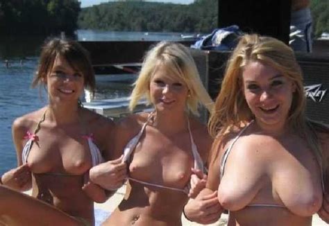 Group Of Girls Flashing