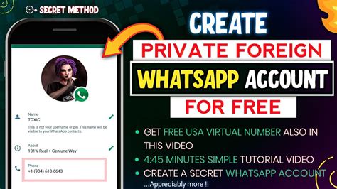 How To Create Fake Whatsapp Account Using Virtual Sim For Whatsapp