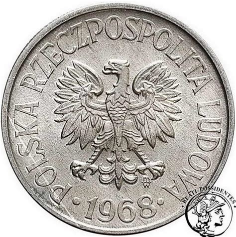 Polska PRL 50 Groszy 1968 St 1 Archiwum Niemczyk Pl