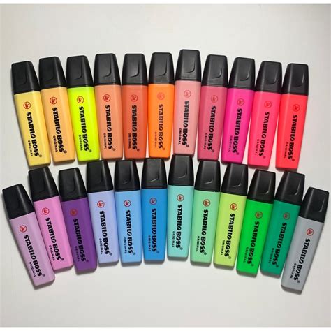 Marca Texto Stabilo Boss 23 Cores Desapego Shopee Brasil