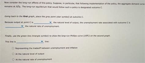 2 The Phillips Curve In The Short Run And Long Run Chegg
