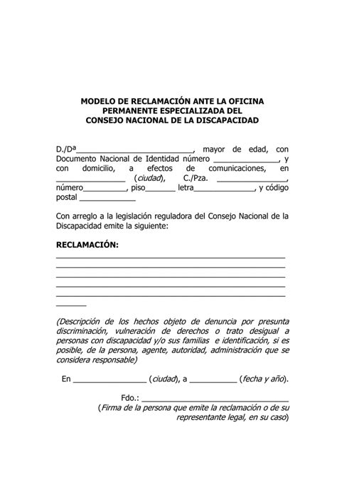 Descubrir 98 Imagen Modelo De Reclamacion Abzlocal Mx