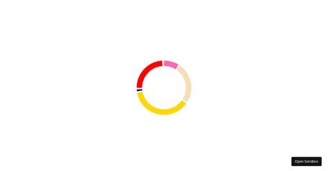 CSS Donut Pie Chart Codesandbox