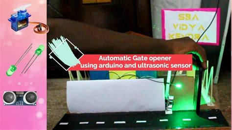 Automatic Gate Opener Using Arduino And Ultrasonic Sensor YouTube