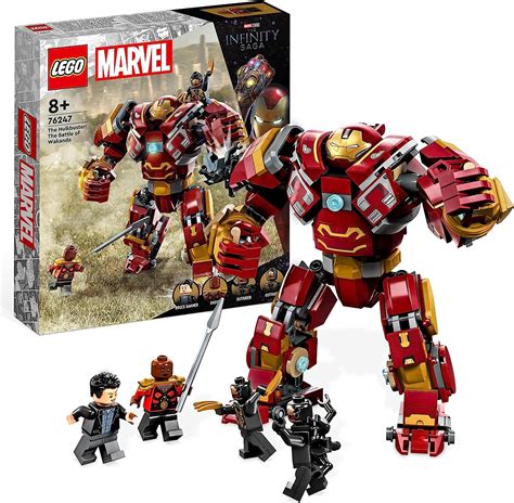 LEGO Marvel 76247 Hulkbuster La Bataille du Wakanda Figurine Jouet à