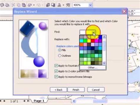 Find And Replace Objects In Coreldraw Youtube