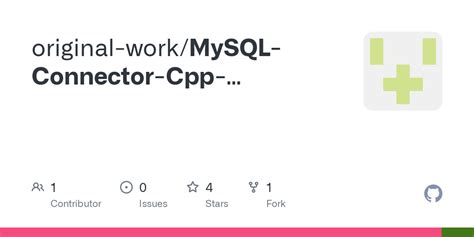 Github Original Work Mysql Connector Cpp Wrapper Class