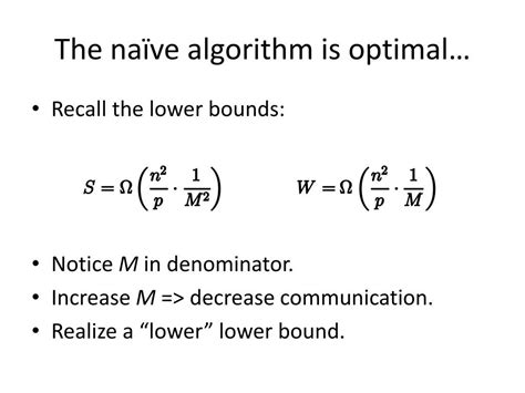 ppt a communication optimal n body algorithm for direct interactions powerpoint presentation