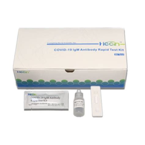 Kit De Teste De COVID 19 Hecin Scientific De IgG De
