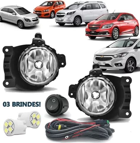 Kit Farol De Milha Neblina Onix Prisma Cobalt Spin S Escorrega O Pre O