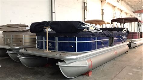 Lightweight Mmelancho Ft Aluminum Fishing Pontoon Boat For Sale