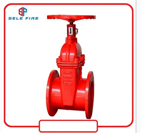 UL FM Listed OS Y Resilient Seated Ductile Iron Gate Valve With Flange