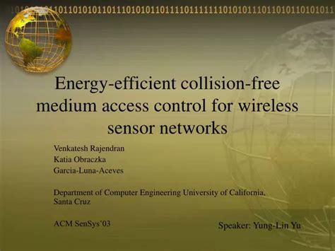 ppt energy efficient collision free medium access control for wireless sensor networks