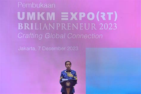 Sekretariat Kabinet Republik Indonesia Pembukaan UMKM Expo Rt