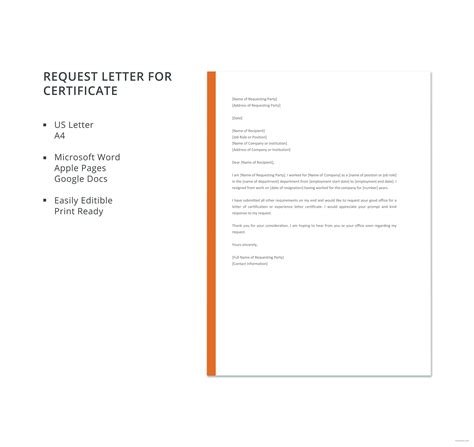Certificate Of Employment Request Letter Sample Porn Sex Picture
