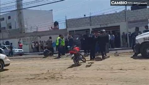 Chofer de transporte público apuñala a hombre en la Recta Cholula