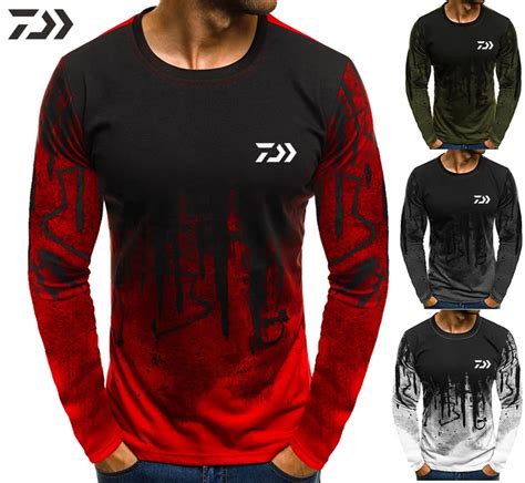 Daiwa Camiseta De Pesca Para Hombre Ropa Deportiva Sudadera De Manga