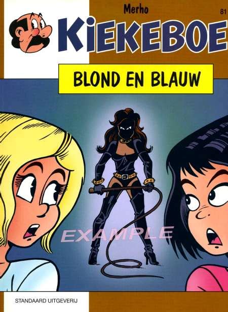 Kiekeboe Bloot En Blauw Nasty Comics
