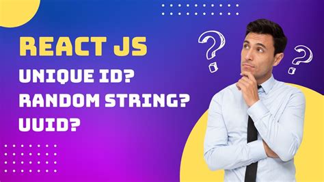 How To Generate Uniqueid In React Js Uuid Unique Id For Components