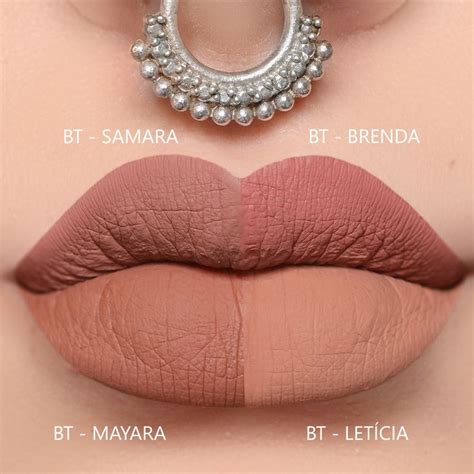 Os novos batons líquidos da linha Bruna Tavares Tetê Samara Brenda