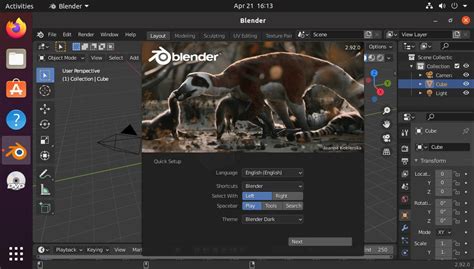 Steps To Install Blender On Ubuntu 20 04 LTS Linux LinuxShout