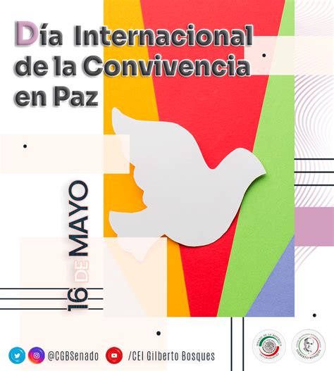 16 de mayo Día Internacional de la Convivencia en Paz Efemérides