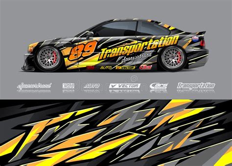 Vector De Diseño De Vehículos De Auto Diseño Gráfico De Fondo De
