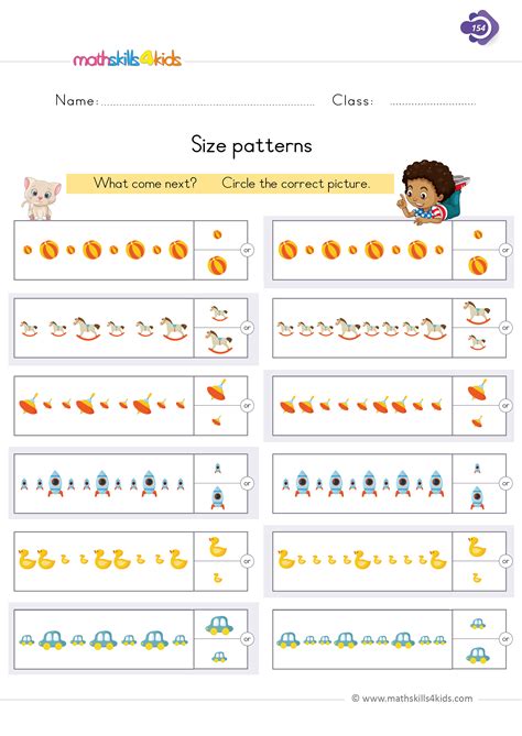 Repeating Pattern Worksheets Free Printable Pdf Worksheets Library