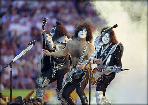 Kiss Miami Florida January Super Bowl Xxxiii Paul