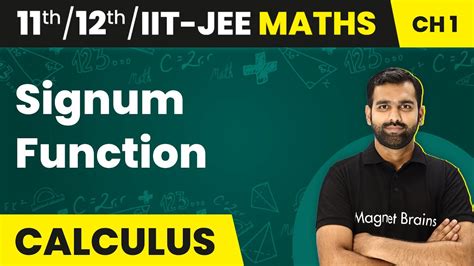 signum function relations and functions maths class 11 12 iit jee youtube