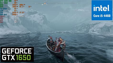 GTX 1650 I5 4460 12 GB RAM I God Of War I 1080 P Custom Settings