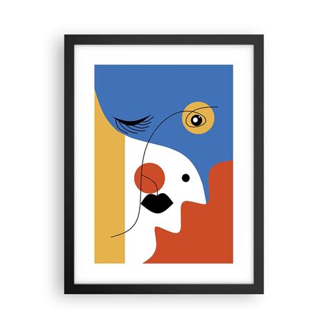 Obraz Plakat Portret Zdekonstruowany 30x40cm Abstrakcja Portret