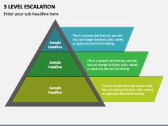 3 Level Escalation PowerPoint Presentation Slides PPT Template