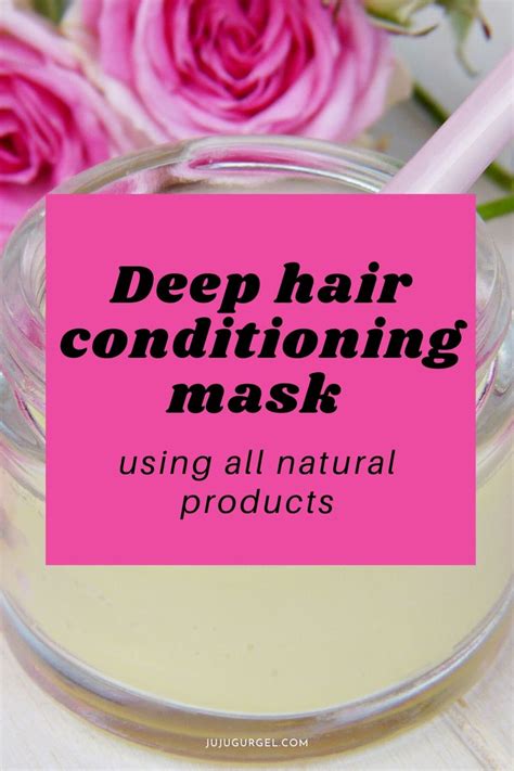 Deep Conditioning Hair Mask For Dry Frizzy And Damaged Hair Diy Deep