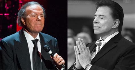 Julio Iglesias maior ídolo de Silvio Santos lamenta morte do amigo