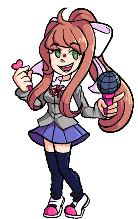 HD Monika Funkipedia Mods Wiki Fandom Funkin Friday Night