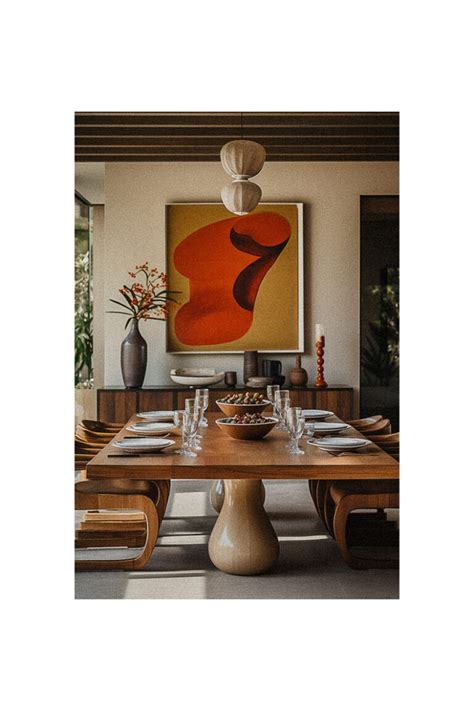 24 Modern Organic Dining Table Ideas Quiet Minimal