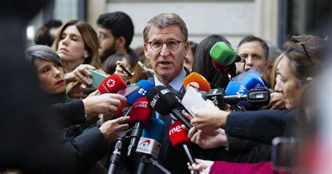 Feijóo descarta una moción de censura a Sánchez con el apoyo de Junts