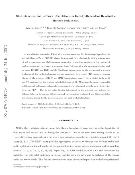 pdf shell structure and rho tensor correlations in density dependent relativistic hartree