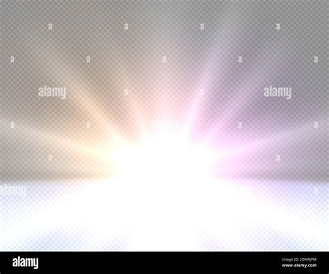 Abstract Golden Bright Light White Shine Burst Vector Illustration