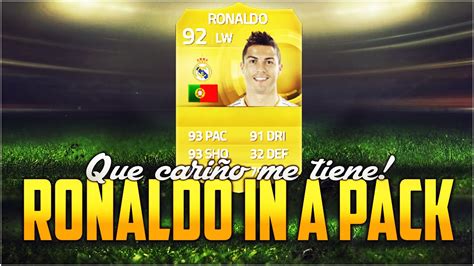 RONALDO IN A PACK FIFA 15 RUBHD YouTube