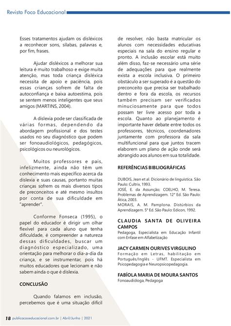 Revista Foco Educacional v1 n1 jardsonsouzamt Página 18 PDF