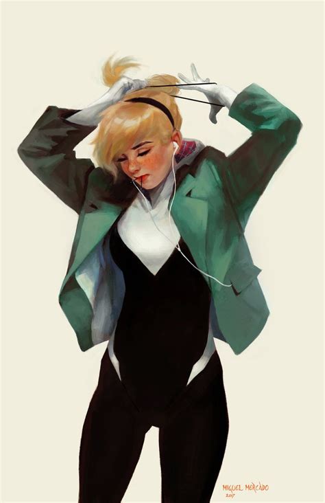 Gwen Stacy By Merkymerx Гвен стейси Марвел Комиксы марвел