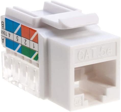 Toolless Utp Cat E Keystone Jack Network Module Degree Rj P C